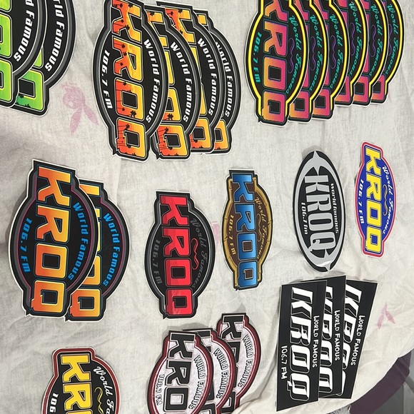 kroq | Other | Sticker Kroq Lot New Unused | Poshmark